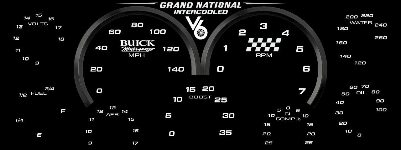 Holley Pro Dash - Grand National Background. | Turbo Buick Forum | Buick Grand National | T-Type ...